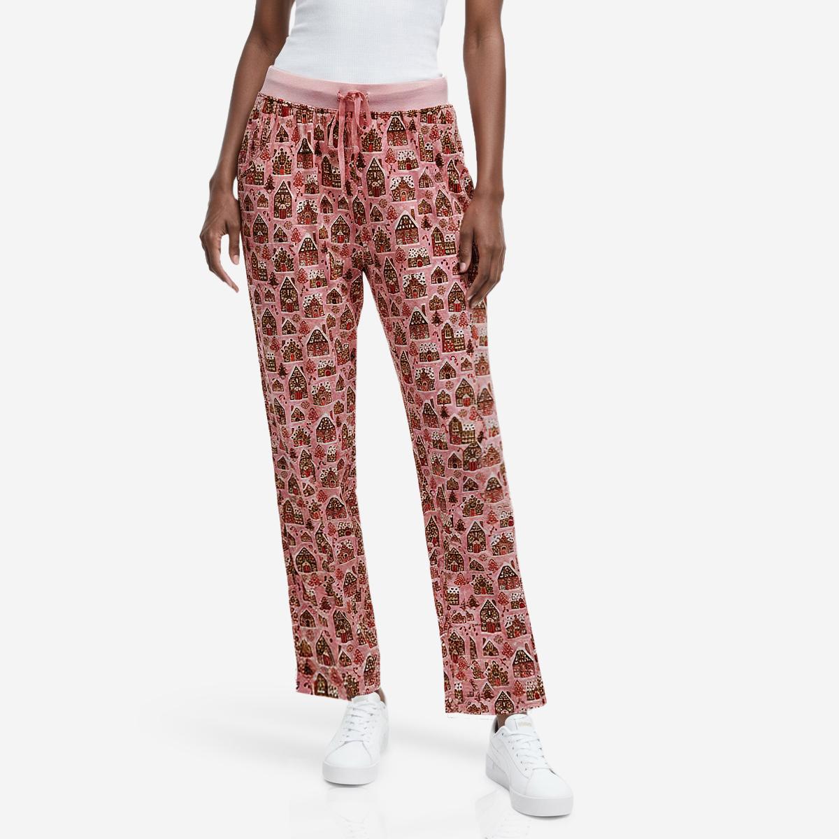 Click here for Womens Rene Rofe(R) Gingerbread House Pajama Pants... prices